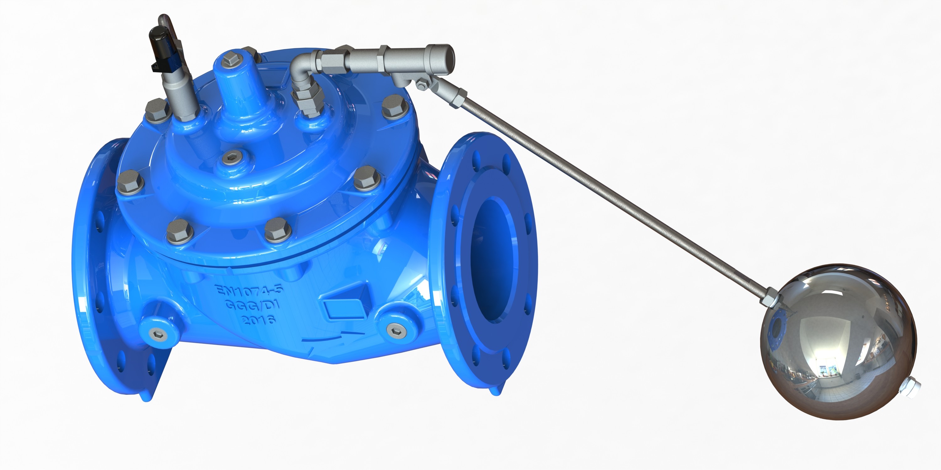 Ventilateur flottant en acier inoxydable durable Corps en fer ductile ...